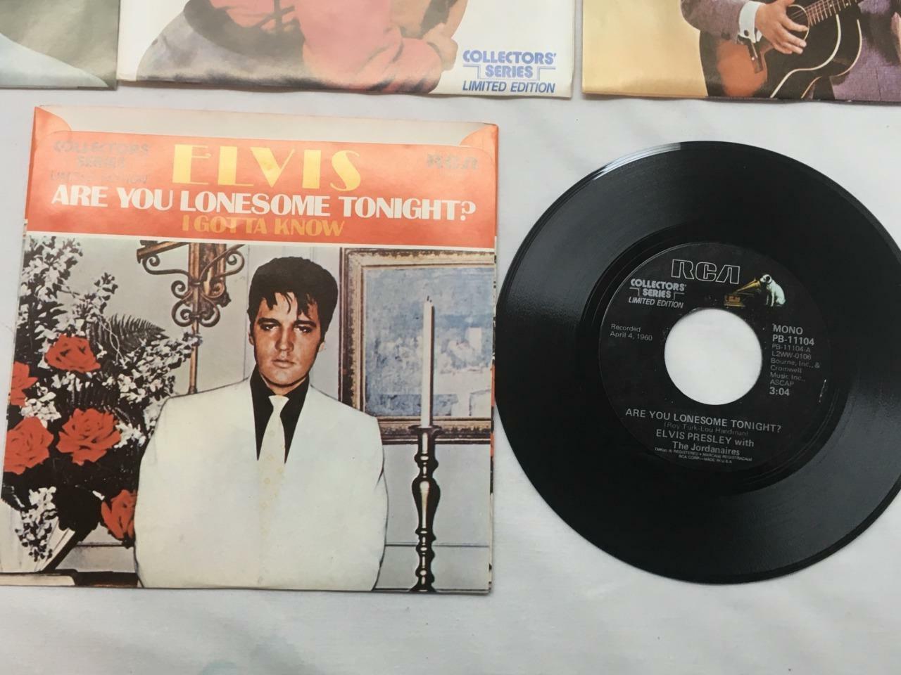 Limited Edition ELVIS PRESLEY 45 RPM Records Orig Sleeves RCA Collector ...