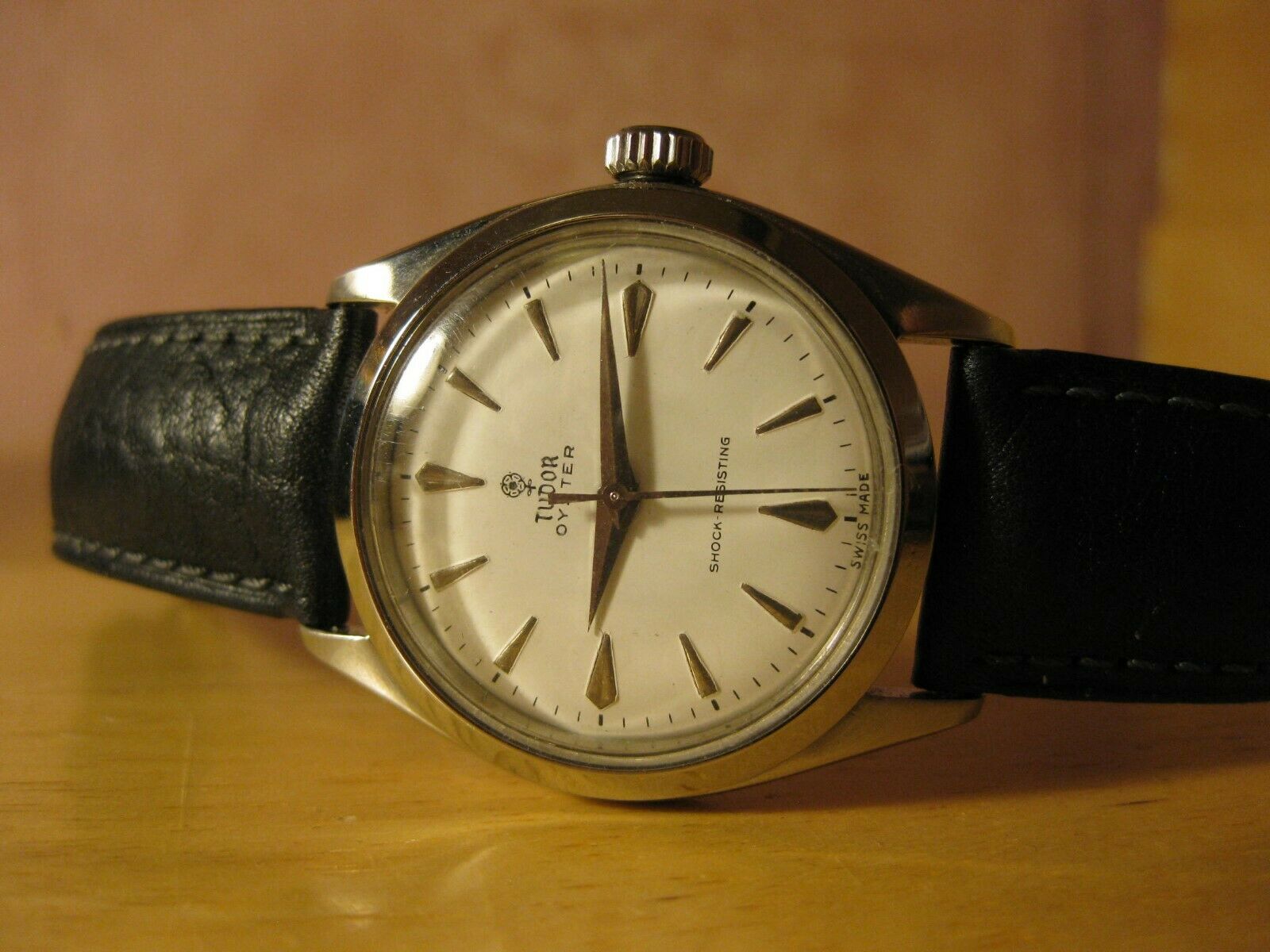 ROLEX TUDOR SMALL ROSE OYSTER MODEL 7934 MECHANICAL VINTAGE MENS WATCH ...
