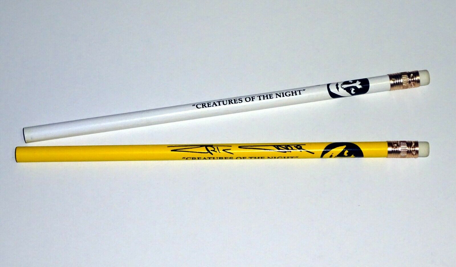 KISS Band ERIC CARR Creatures Of The Night 2pc Signature Pencil Set ...
