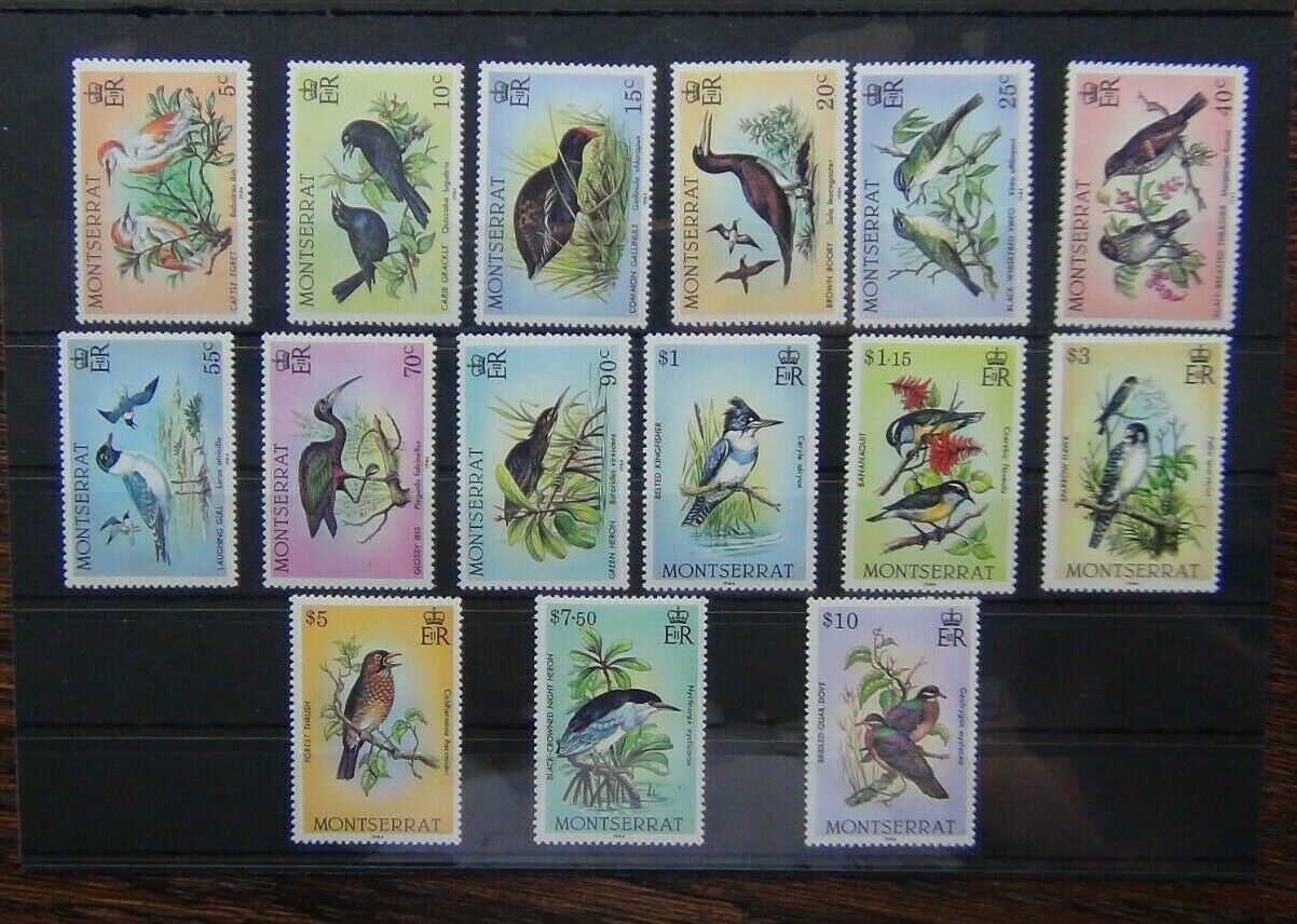 Montserrat 1984 Birds Of Montserrat Set To $10 MNH | #22887668