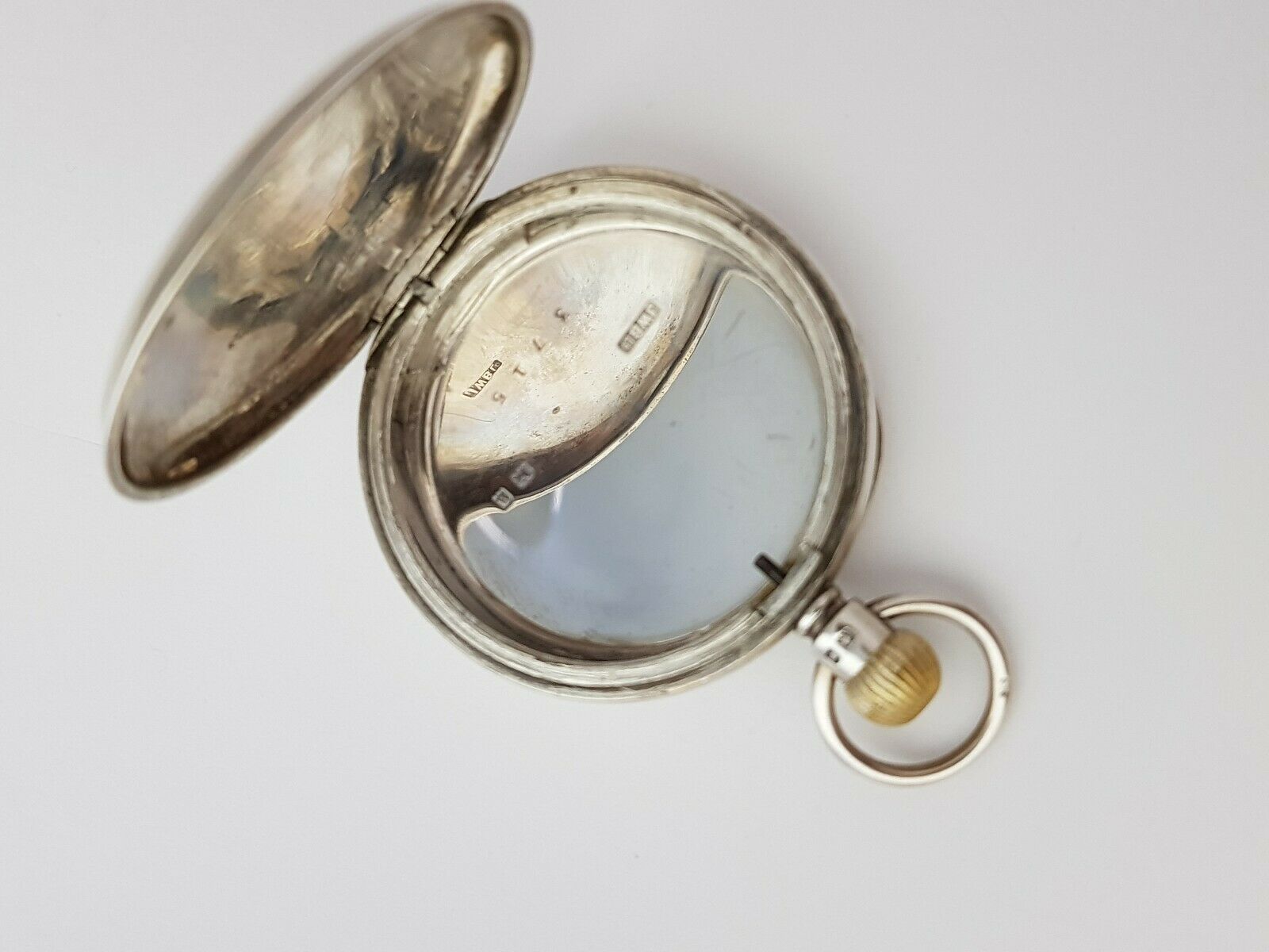 J. W. Benson London Silver Full Hunter Pocket Watch Case | #22838931