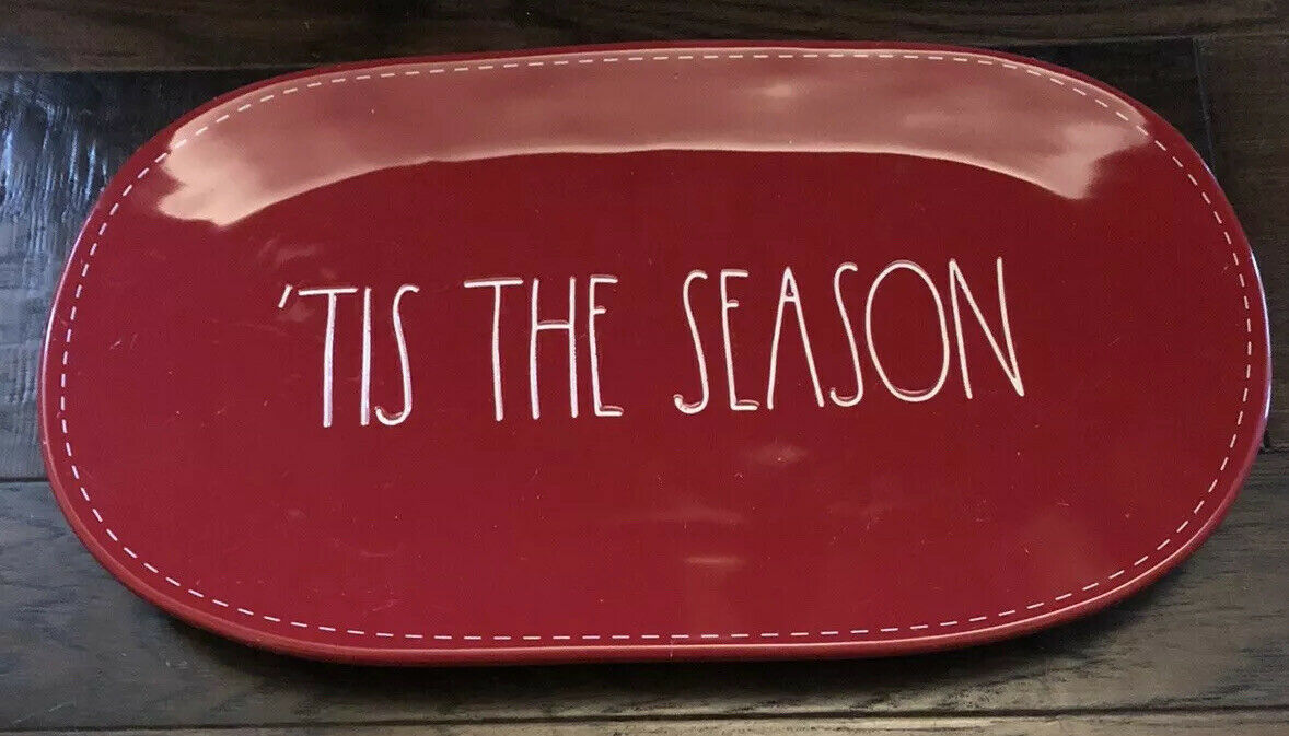 Rae Dunn Tis The Season Christmas Platter | #22820401