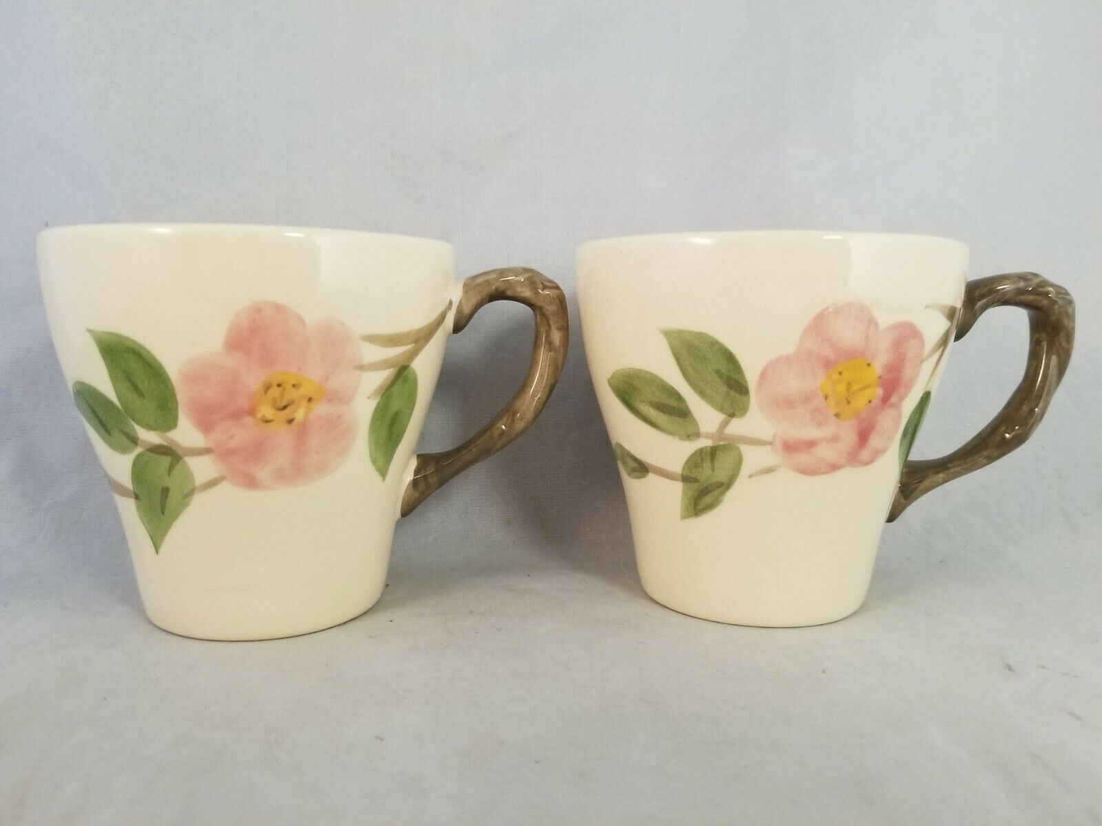 Set Of 2 Franciscan Desert Rose Mugs - Made In England | #22817024