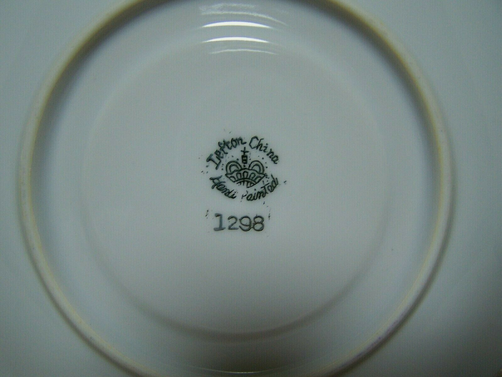 Vintage LEFTON CHINA Hand Painted Tea Cup & Saucer Christmas Tree ...