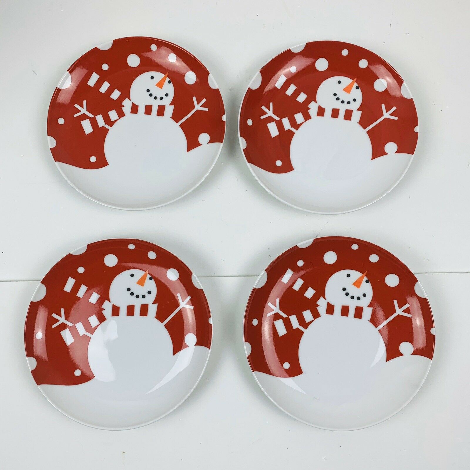 Crate And Barrel Christmas Plates