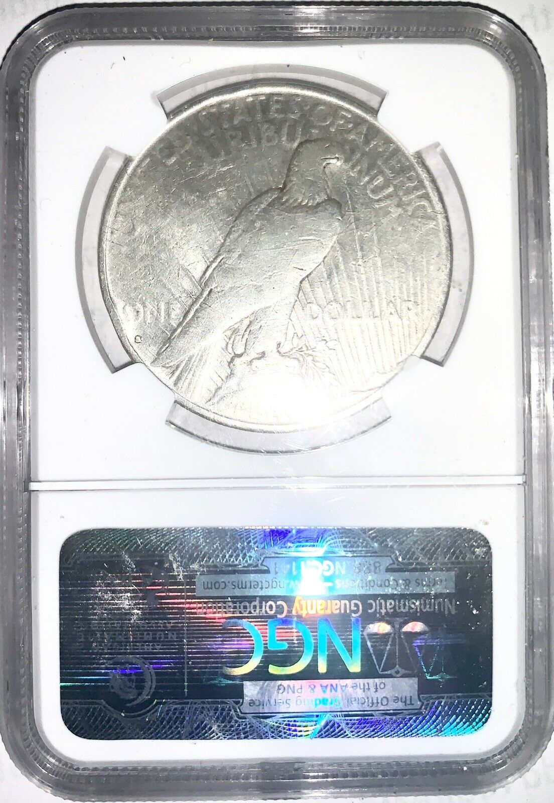 1935 - S Peace Dollar NGC VF Details Rim Damage Cleaned Key Date ...