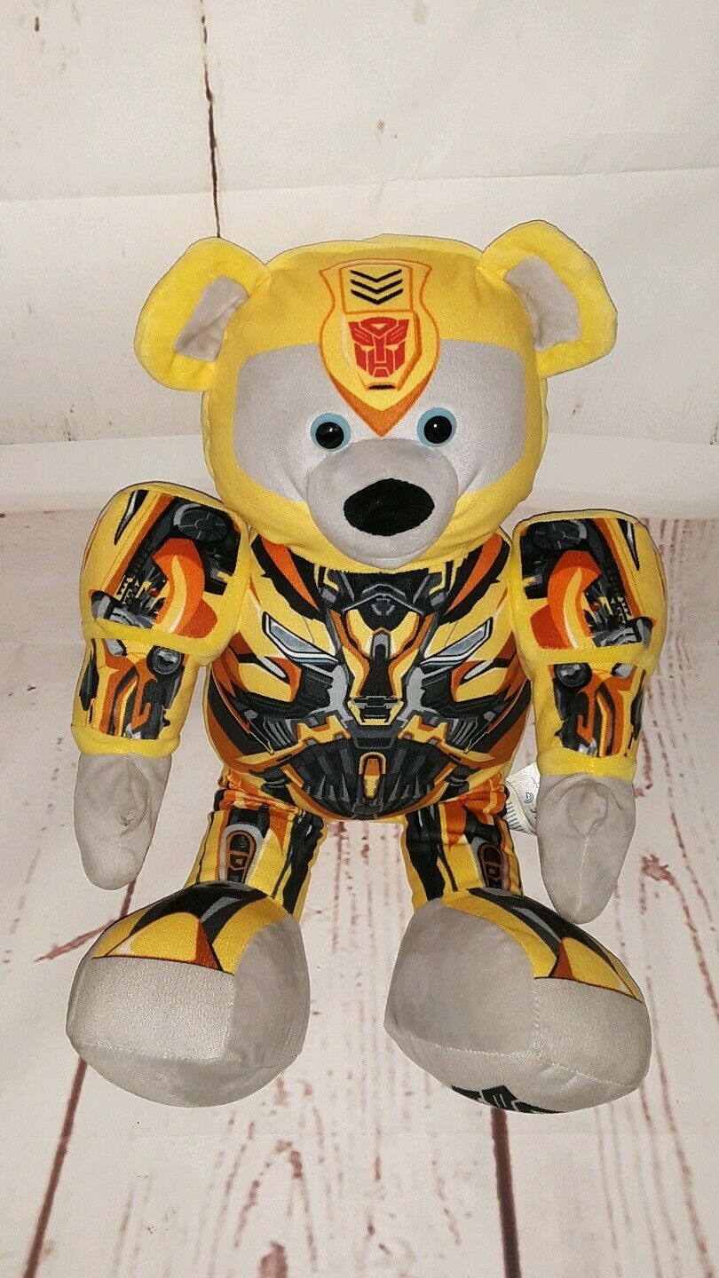 Bumble Bee Transformers 16 " Build A Bear Plush Stuffed Bear W/Sounds ...