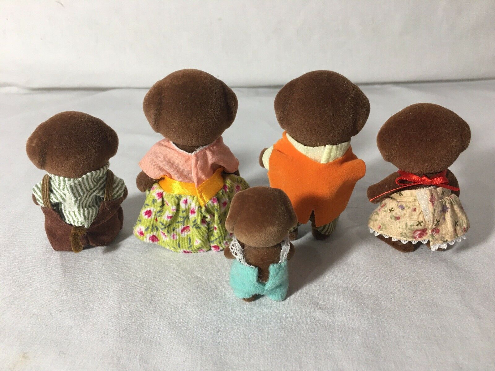 Calico Critters/sylvanian Families Chocolate Lab Family Of 5 Dogs ...