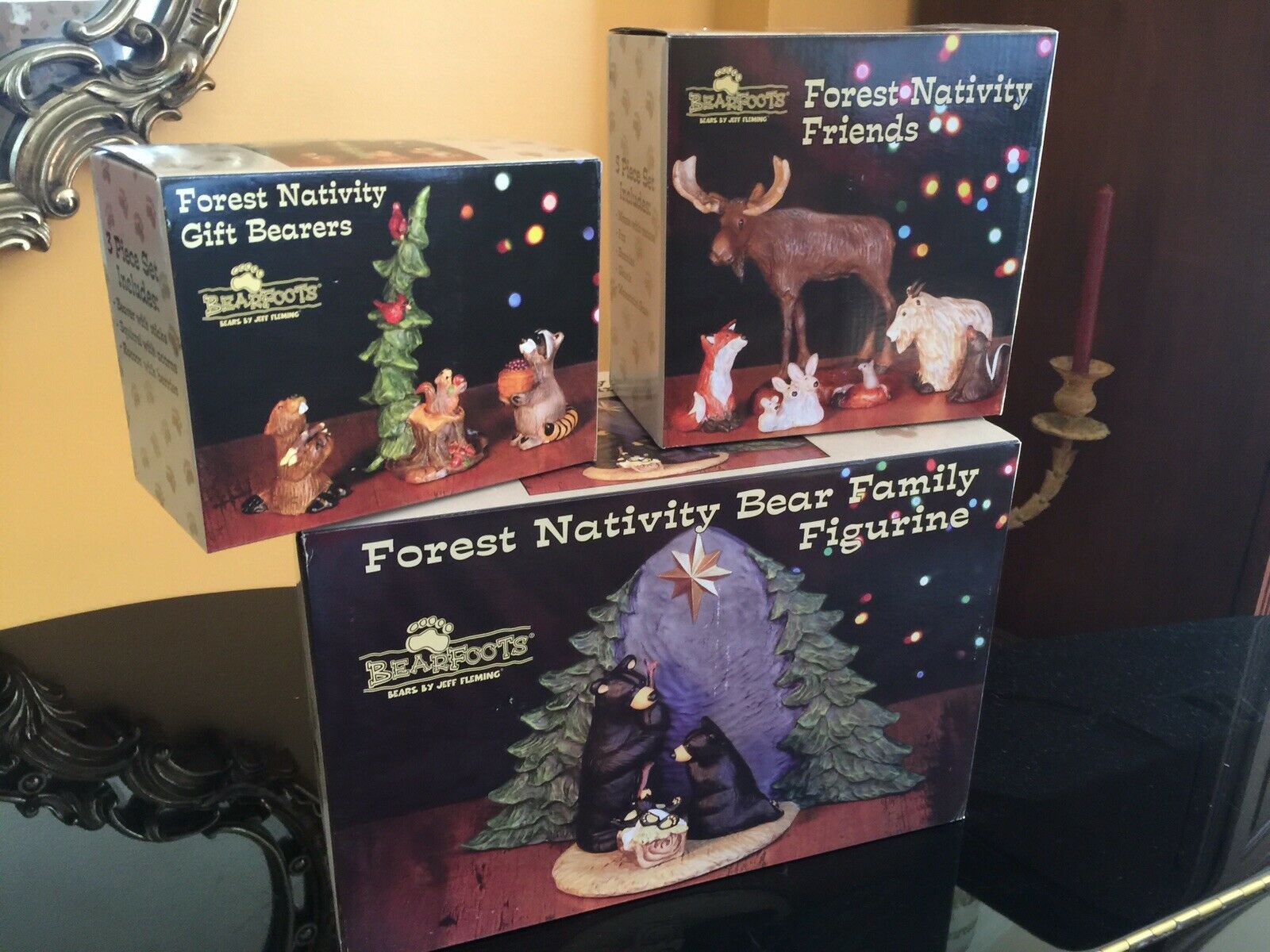 Big Sky Carvers Bearfoots Holiday Christmas Beartivity Bear Nativity ...