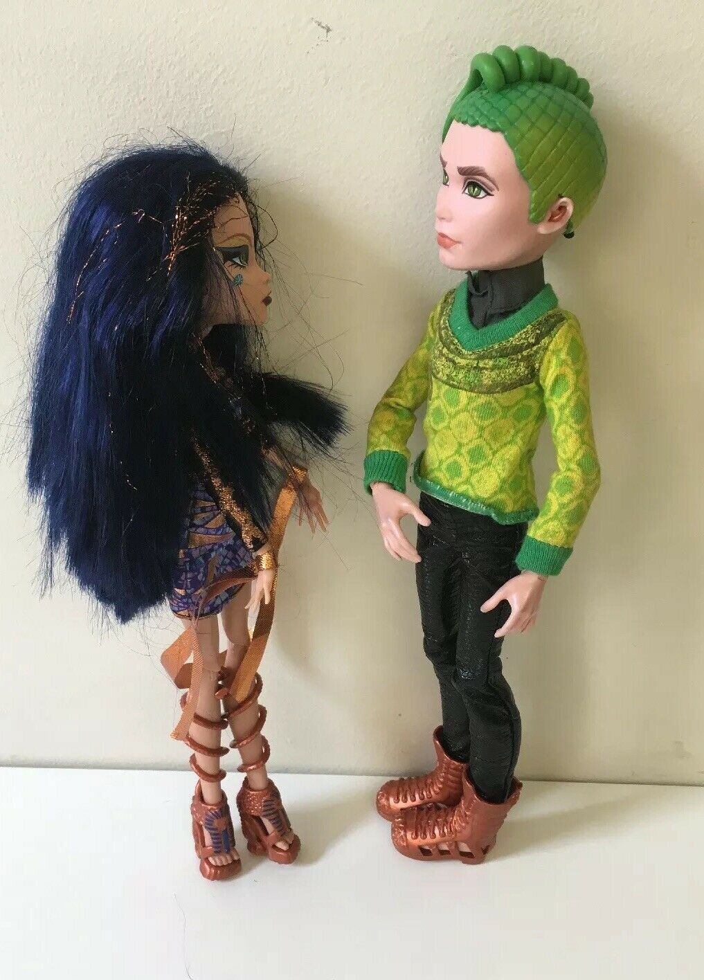 Monster High Boo York Couple Cleo De Nile And Deuce Gorgon Dolls Pack ...