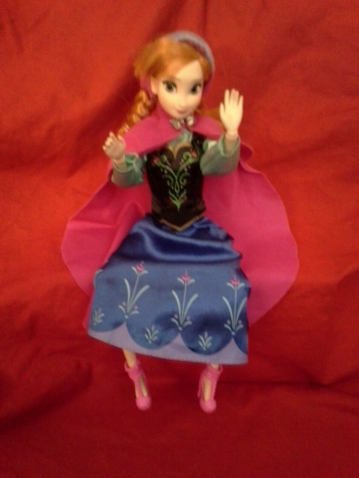 Disney Store Frozen Princess Anna Classic Doll Fully Articulated ...