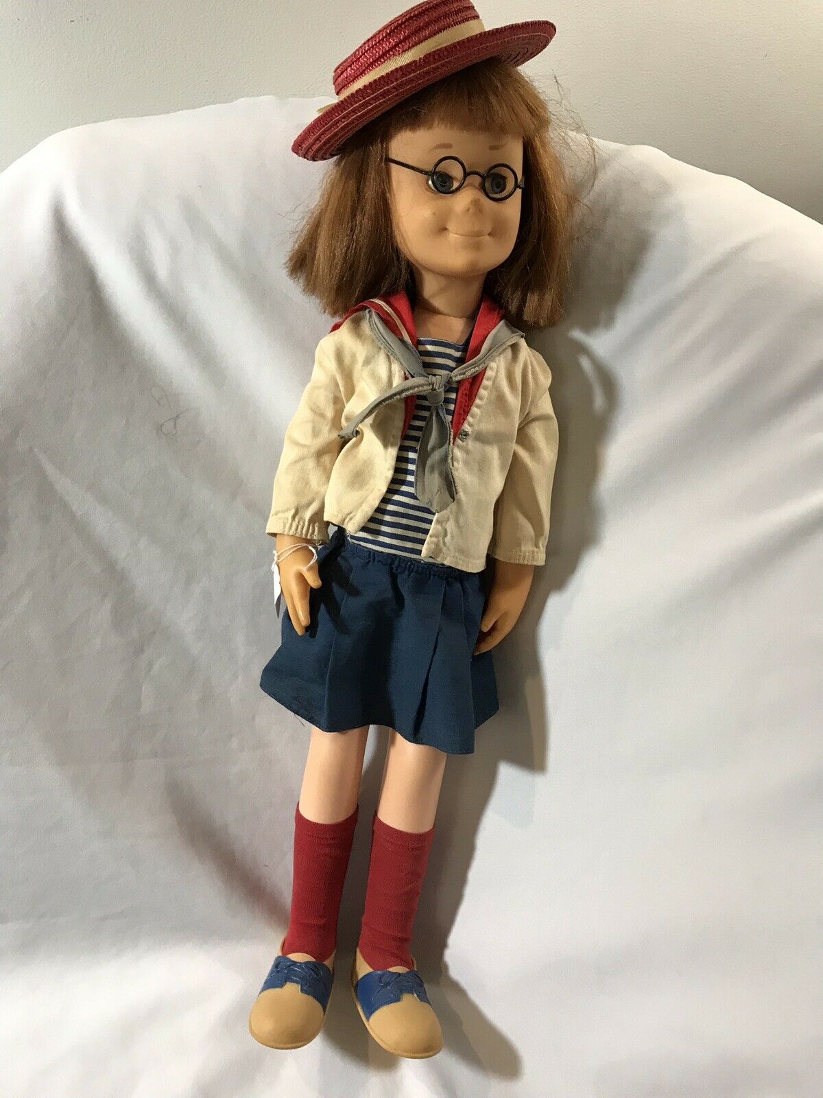 Mattel Vintage 1960s 24 " Charmin Chatty Doll - Red Hair Eyeglasses ...