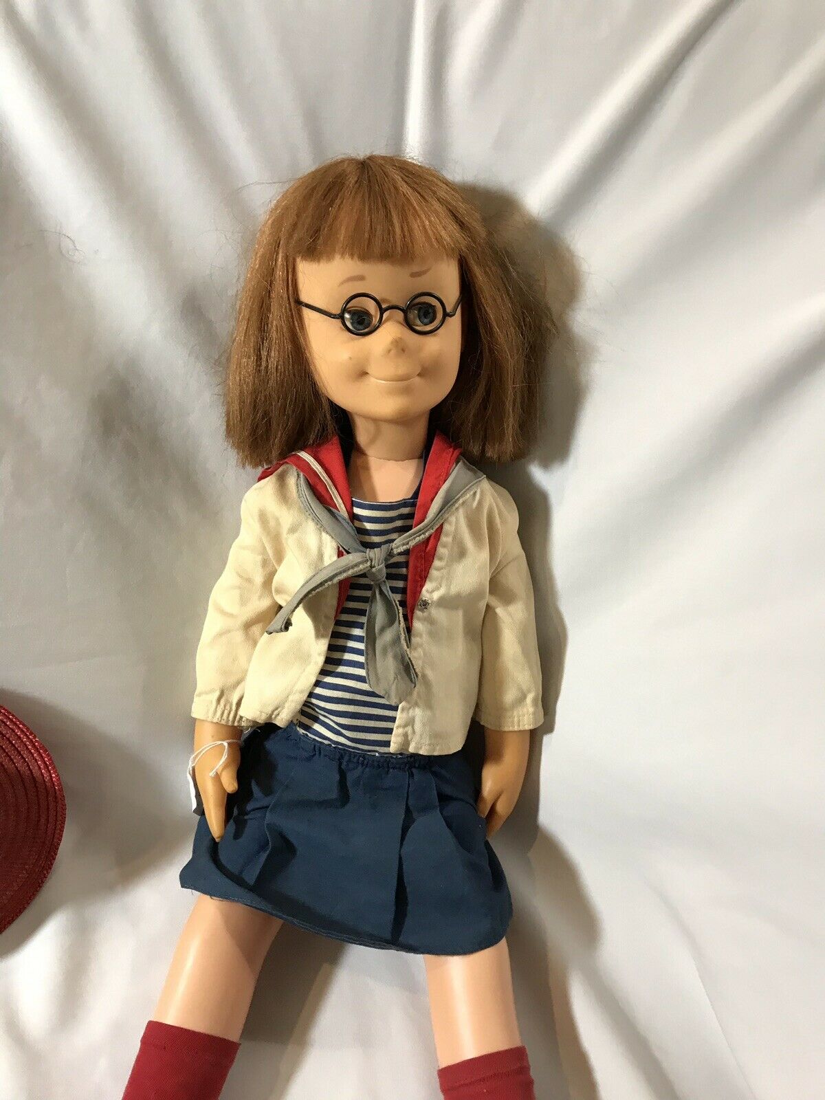 Mattel Vintage 1960s 24 " Charmin Chatty Doll - Red Hair Eyeglasses ...