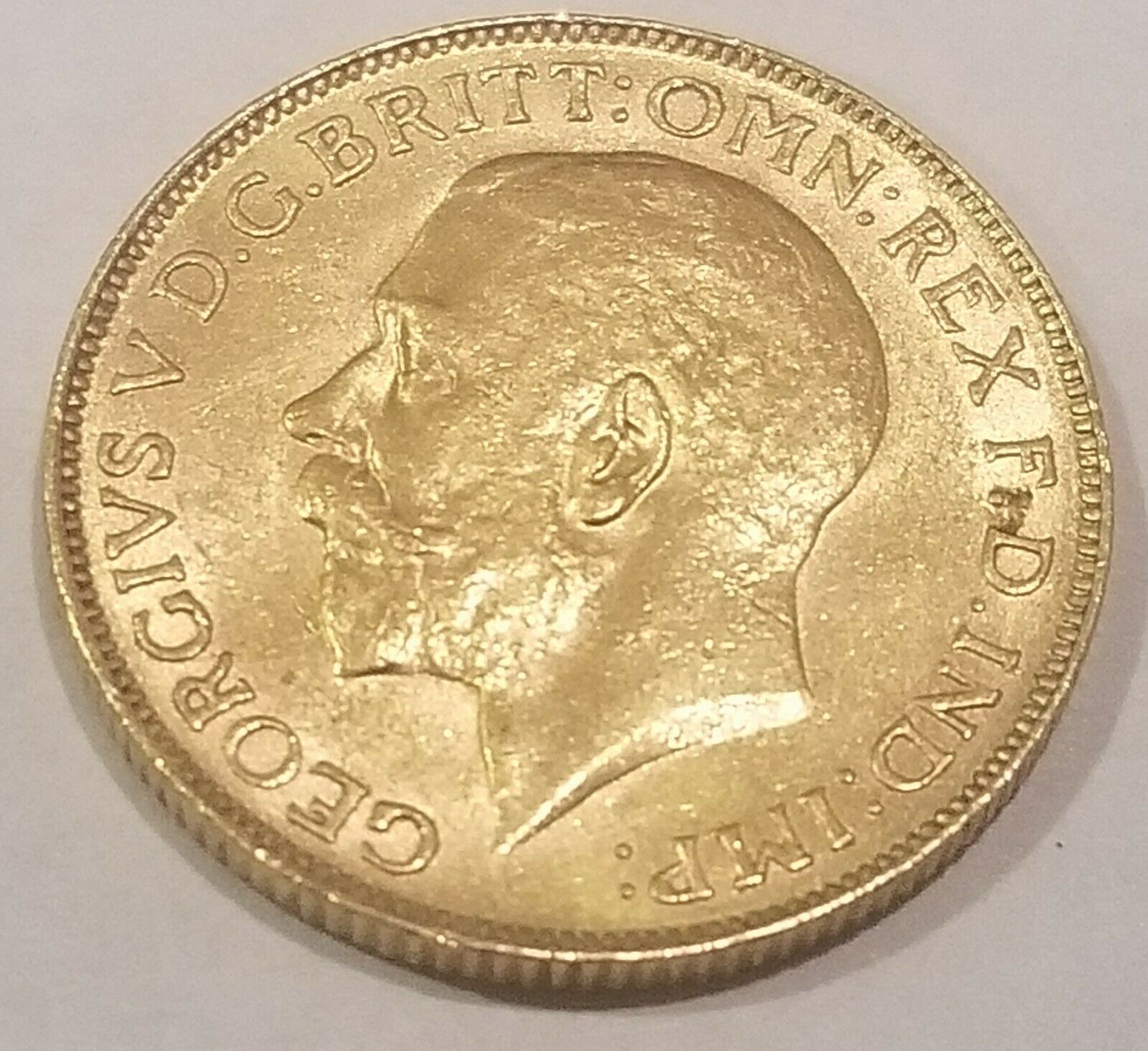 1926 British King George V Gold FULL Sovereign SOLID GOLD Coin. | #23380075