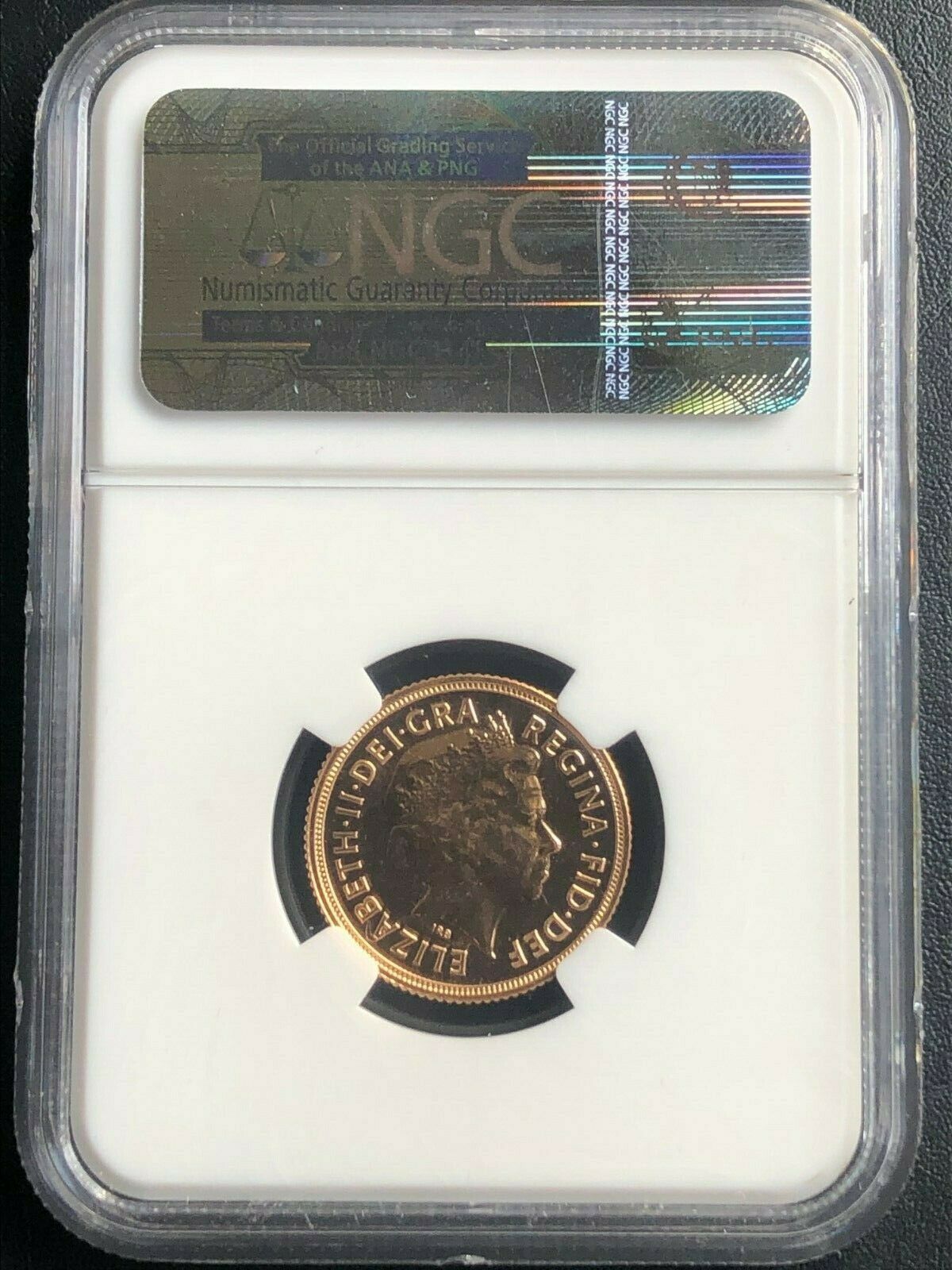 2013 - I Royal Sovereign Struck In India Gold Coin UK Great Britain NGC ...
