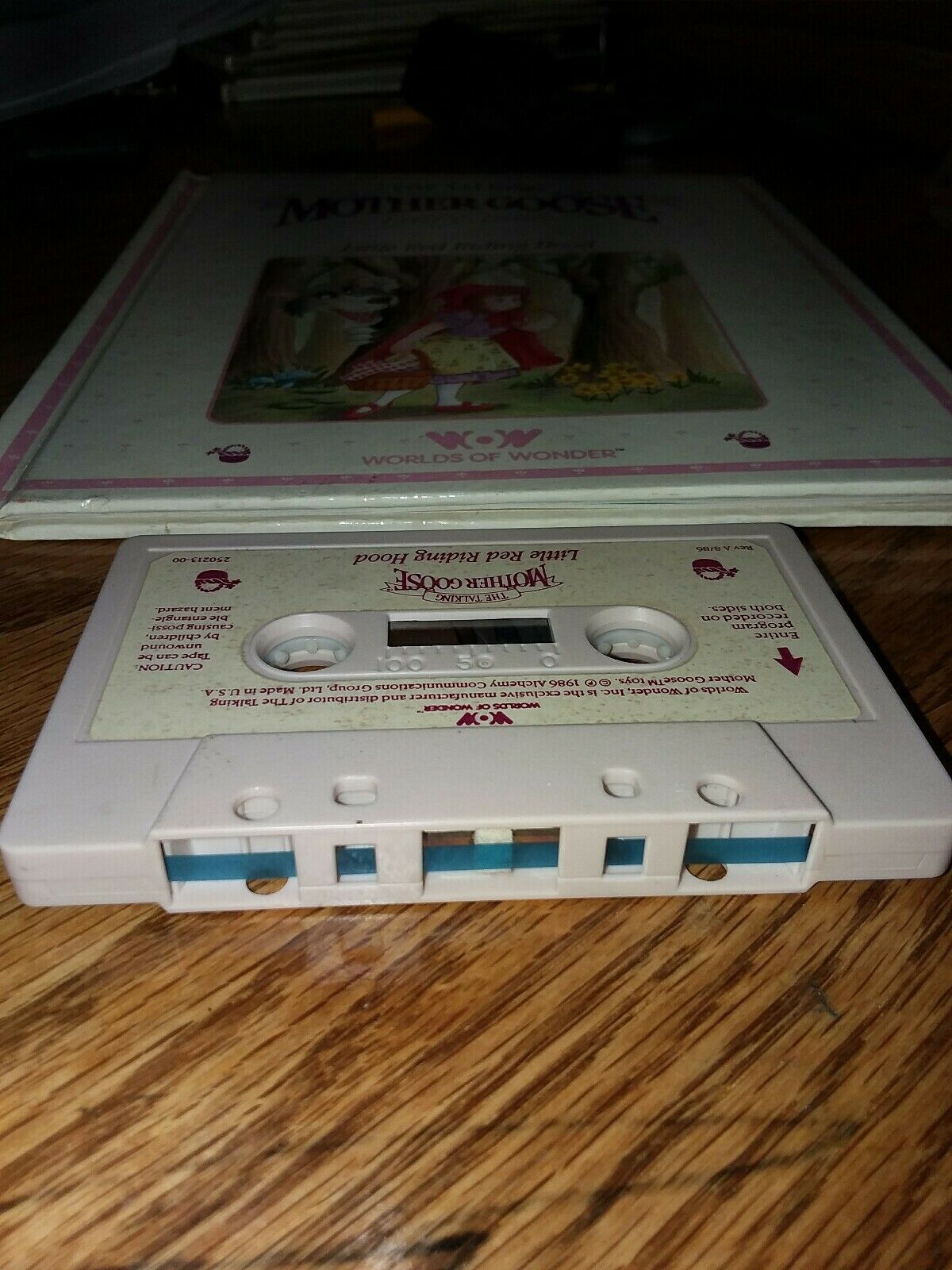 1986 Worlds Of Wonder Talking Mother Goose Fairy Tales Little Red ...