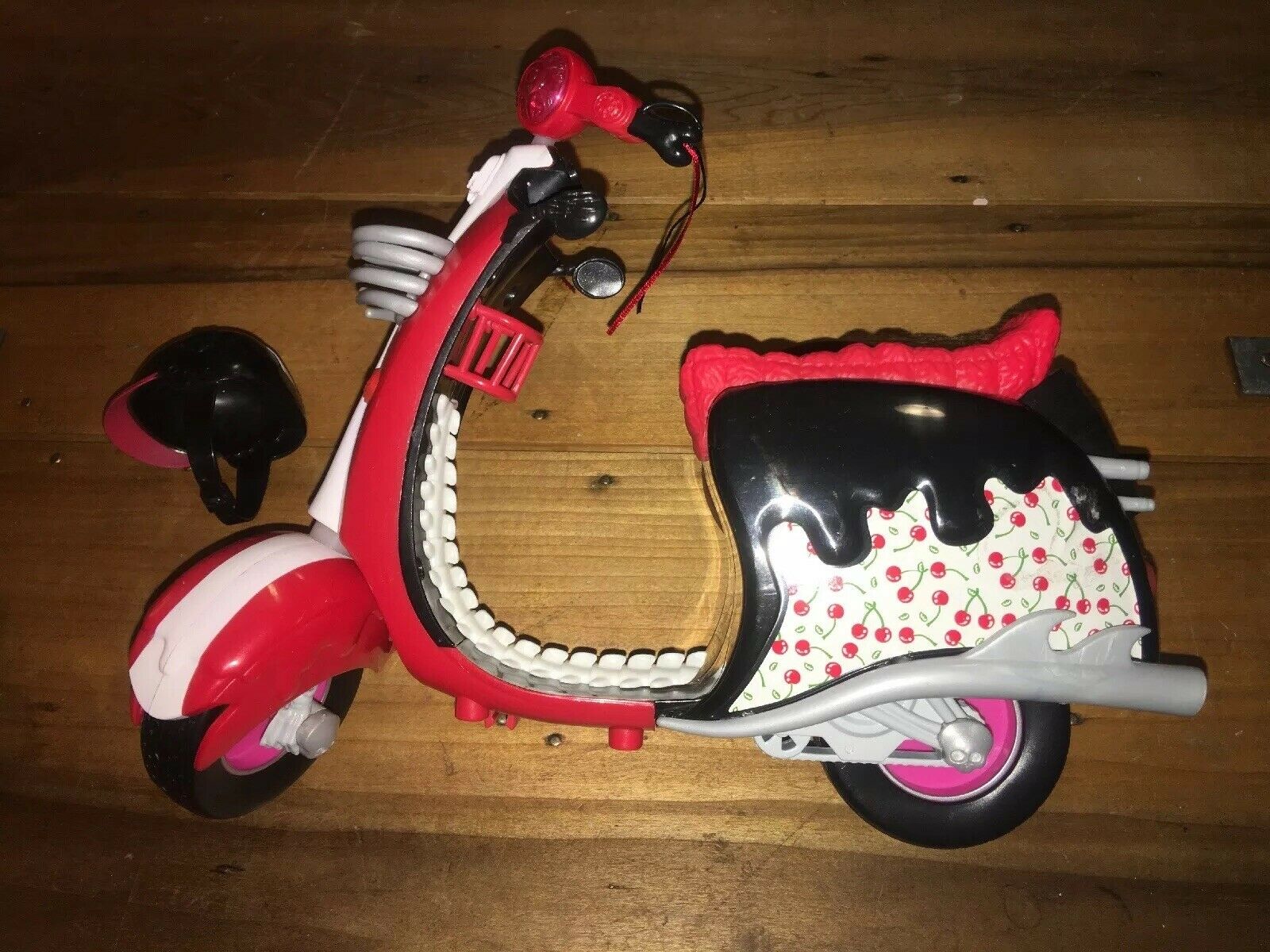 Monster High Ghoulia Yelps Doll Scooter Motor Cycle With Helmet | #22431779