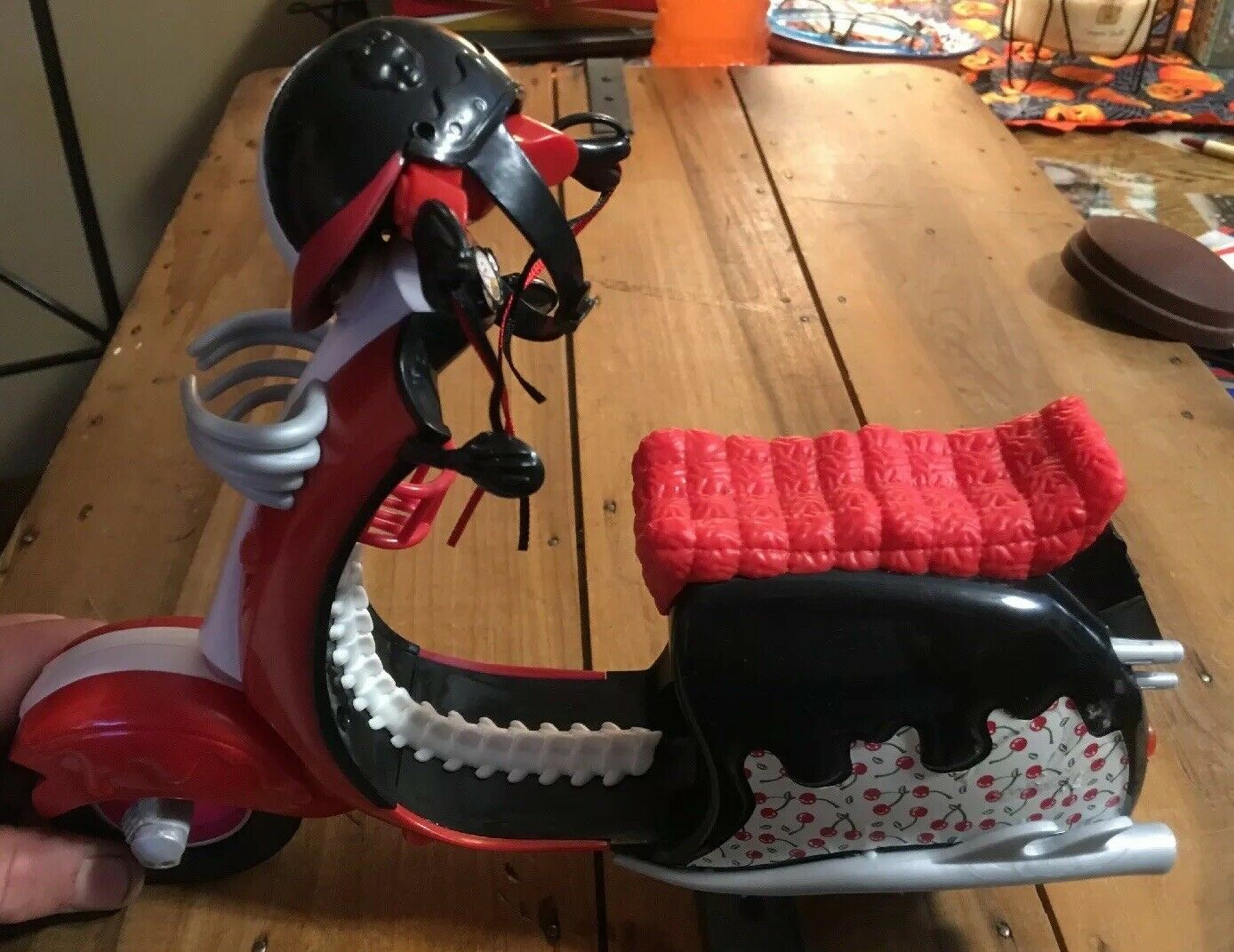 Monster High Ghoulia Yelps Doll Scooter Motor Cycle With Helmet | #22431779