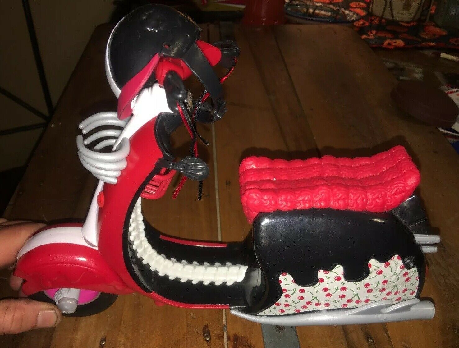 Monster High Ghoulia Yelps Doll Scooter Motor Cycle With Helmet | #22431779