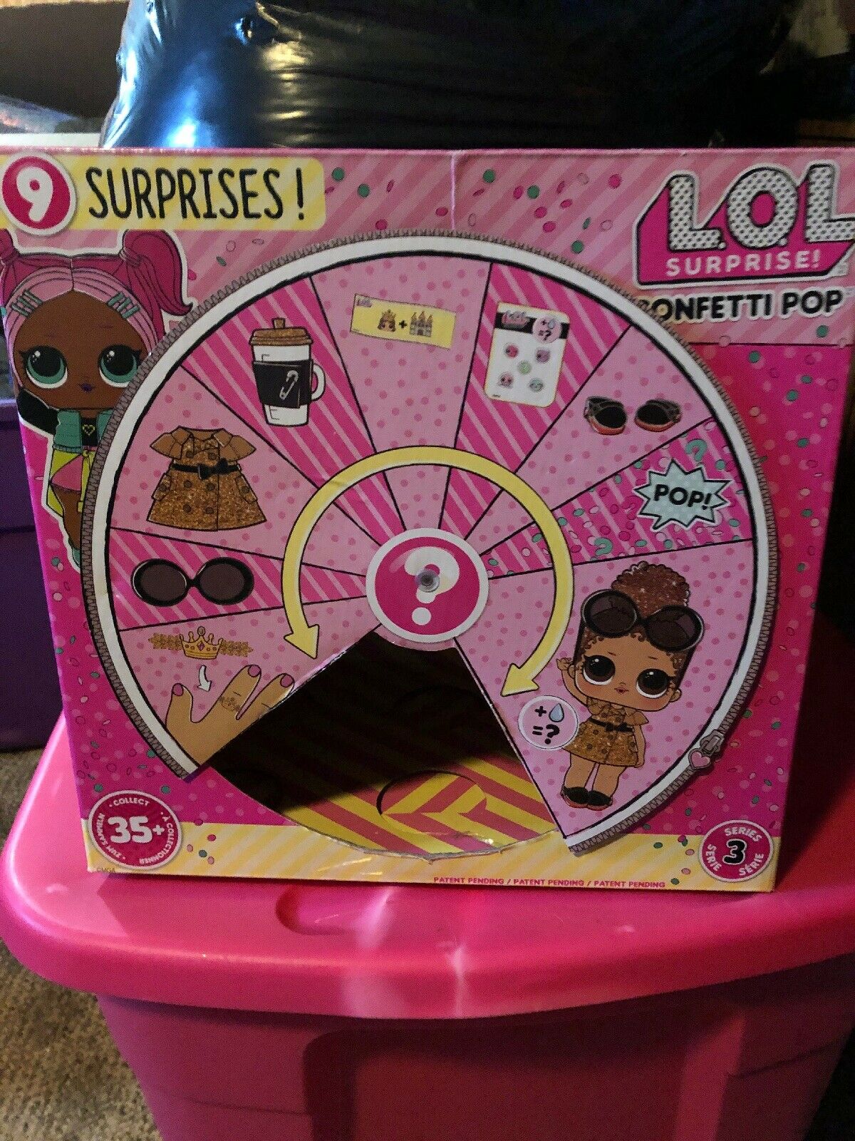 LOL Surprise Doll Confetti POP Big Sisters Series 3 Wave 1 EMPTY BOX ...