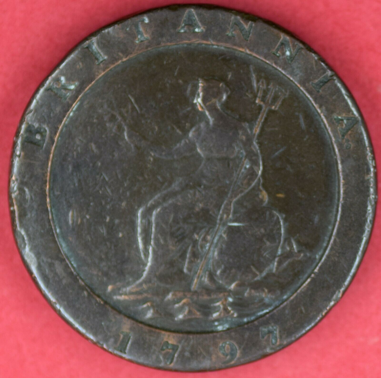 1797 Great Britain Cartwheel 2 Pence Fine King George III | #22419047