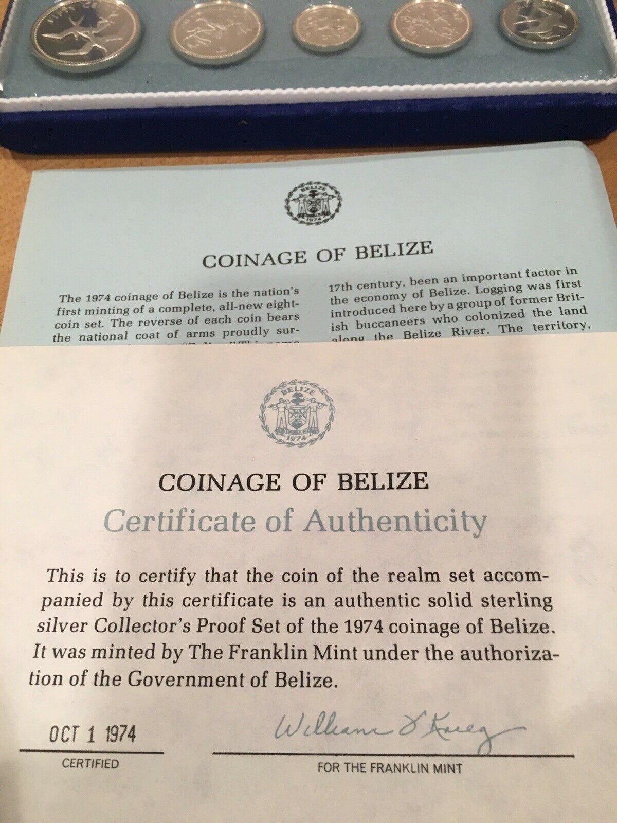1974 Coinage Of Belize Proof Set And | #22413098