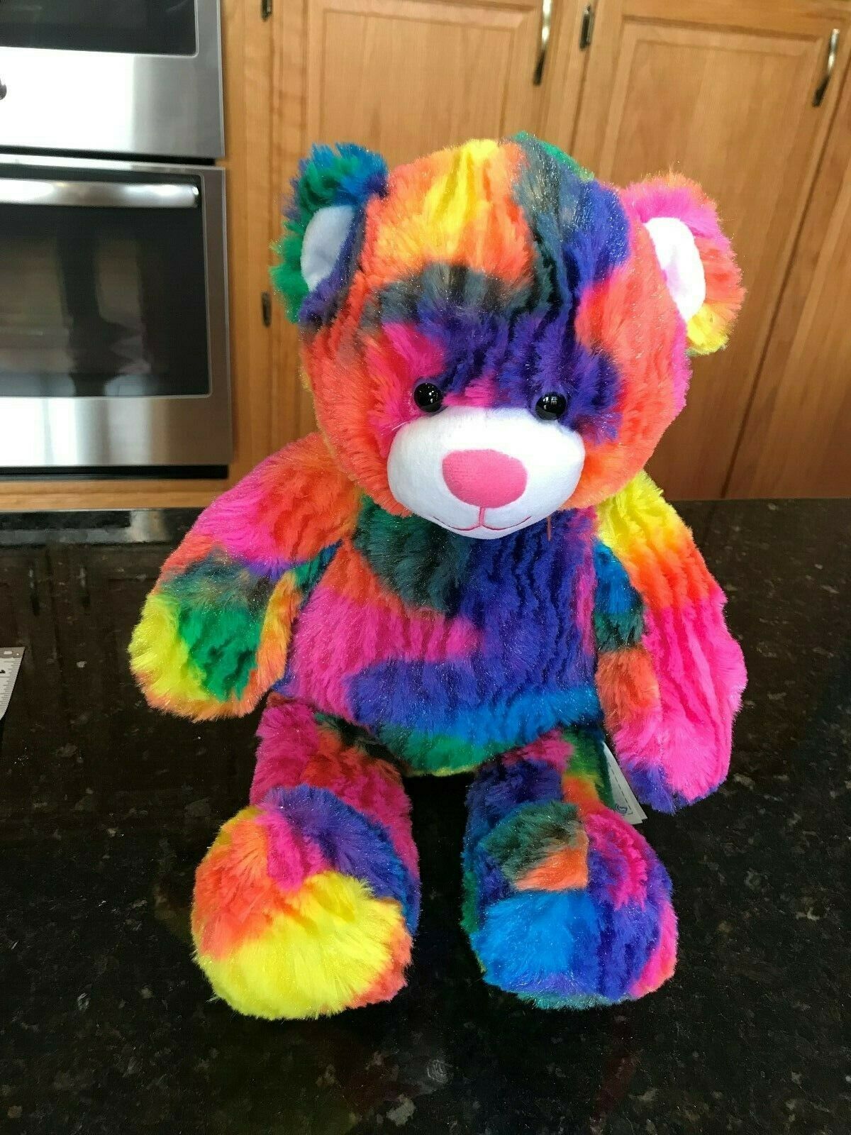 Build - A - Bear Workshop Teddy Bear Plush Multi Color Bright Tye - Dye ...